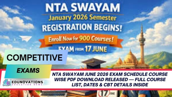 Nta Swayam June 2026 Exam Schedule Course Wise Pdf Download Released ...